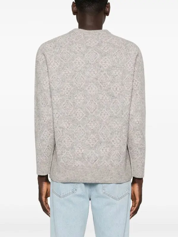 Brunello Cucinelli Brushed Intarsia-knit Jumper