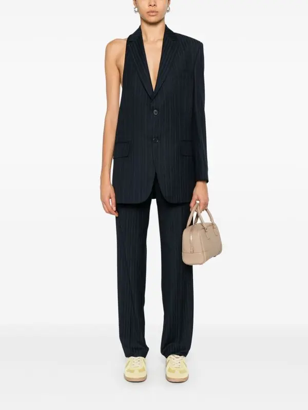 BETTTER Pinstriped Tailored Straight Trousers
