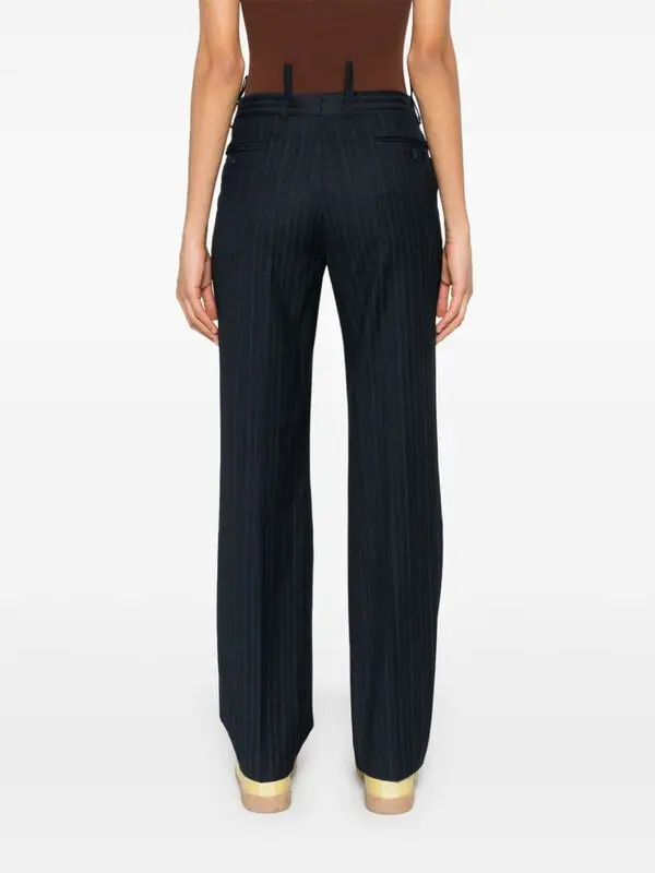 BETTTER Pinstriped Tailored Straight Trousers