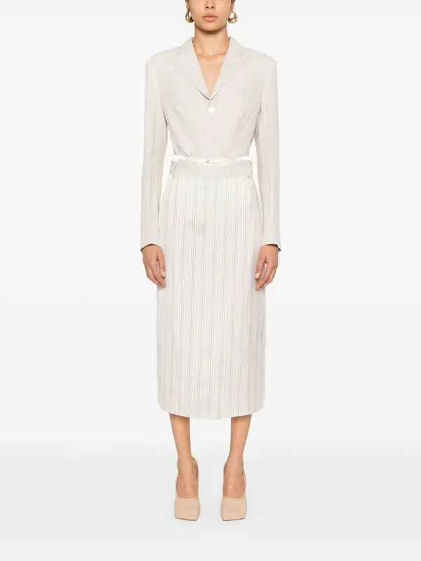 BETTTER X Zegna Striped Midi Skirt