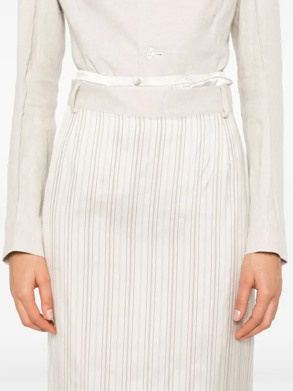 BETTTER X Zegna Striped Midi Skirt