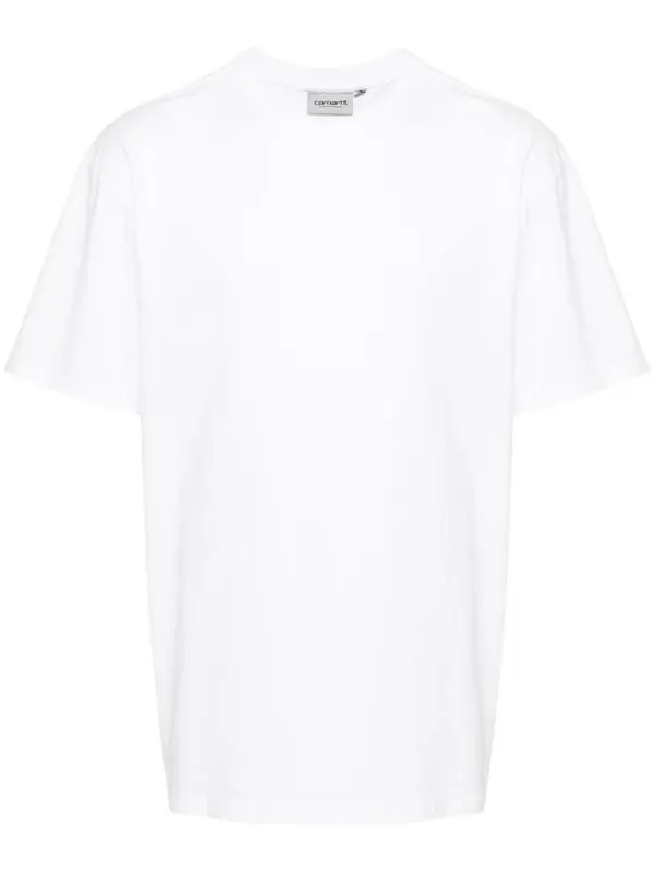 Carhartt Work In Progress Duster Script Cotton T-shirt - White