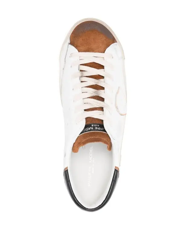 Philippe Model Prsx Leather Sneakers - White