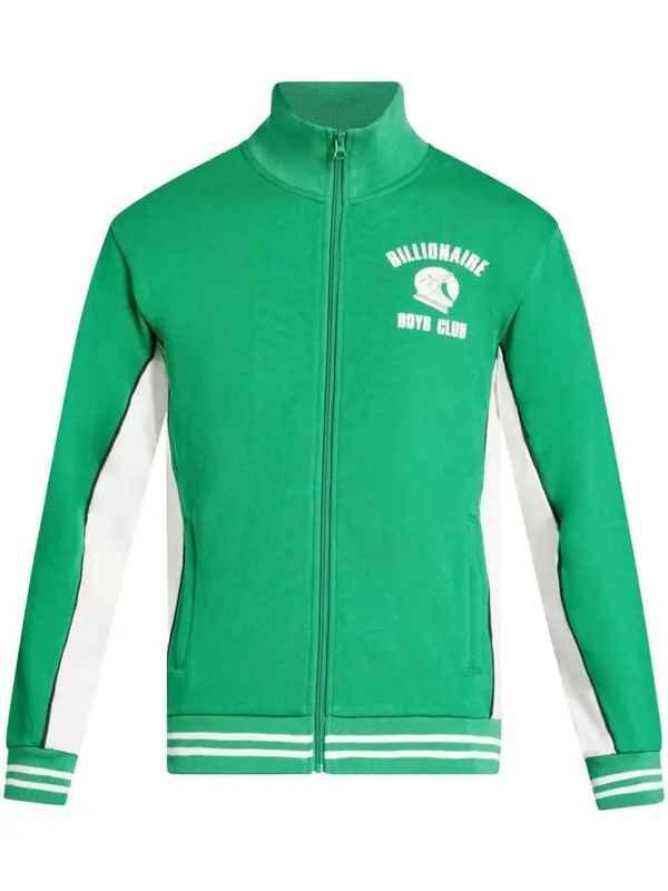 BILLIONAIRE BOYS CLUB Logo Print Full Zip Sweatshirt