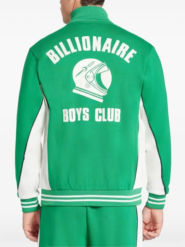 BILLIONAIRE BOYS CLUB Logo Print Full Zip Sweatshirt