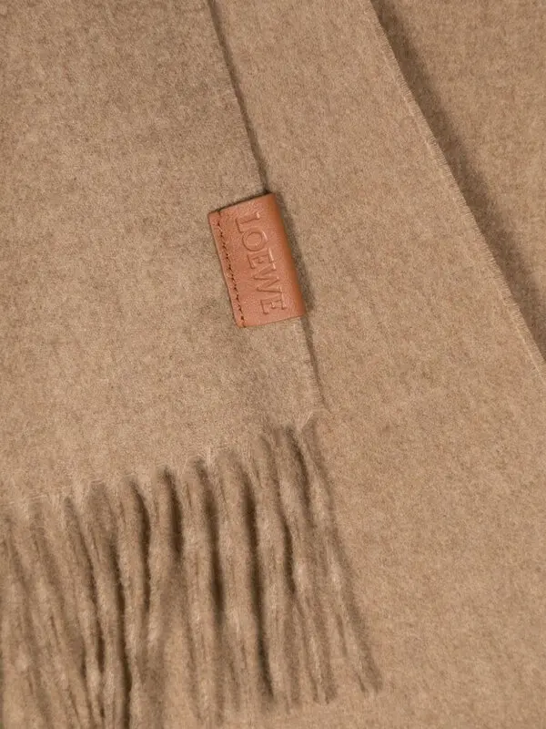 Loewe Cashmere Fringed Scarf