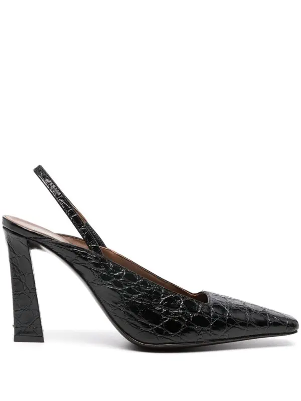 GIUSEPPE ZANOTTI 90mm Brendha Sabot Pumps - Black