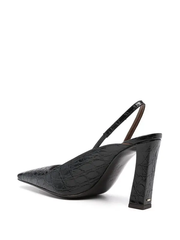 GIUSEPPE ZANOTTI 90mm Brendha Sabot Pumps - Black