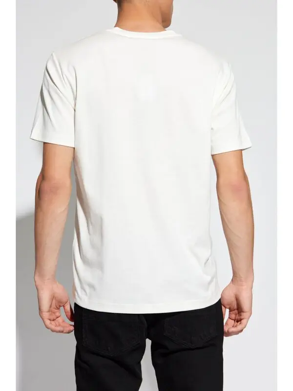 Giorgio Armani Logo-embroidered T-shirt - White
