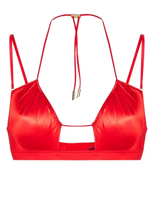 MAISON CLOSE French Kiss Bralette Bra - Red