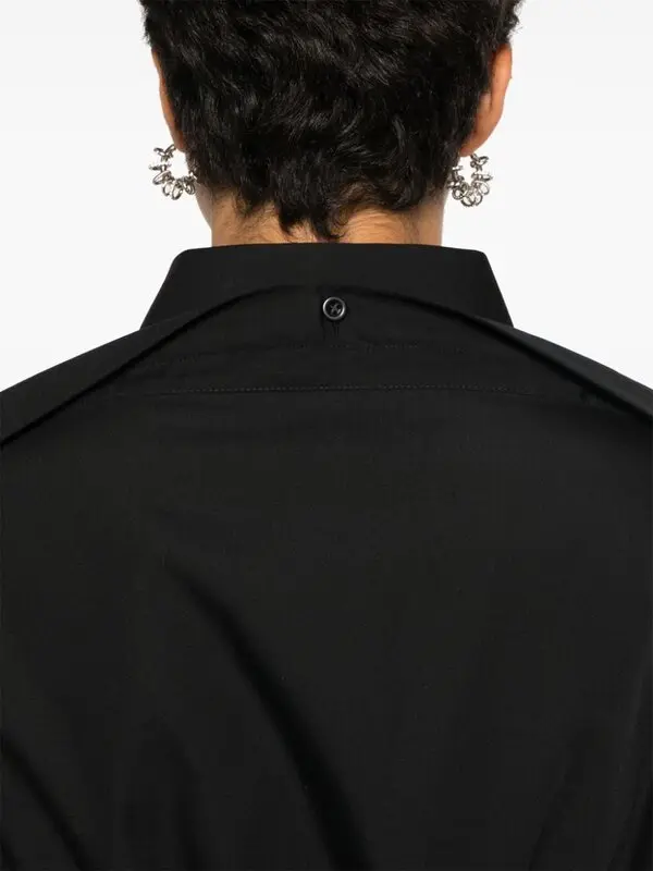 BETTTER Asymmetric Poplin Shirt