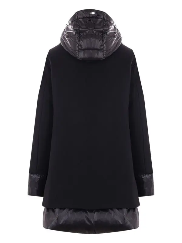 Herno A-line Lightweight Coat - Black