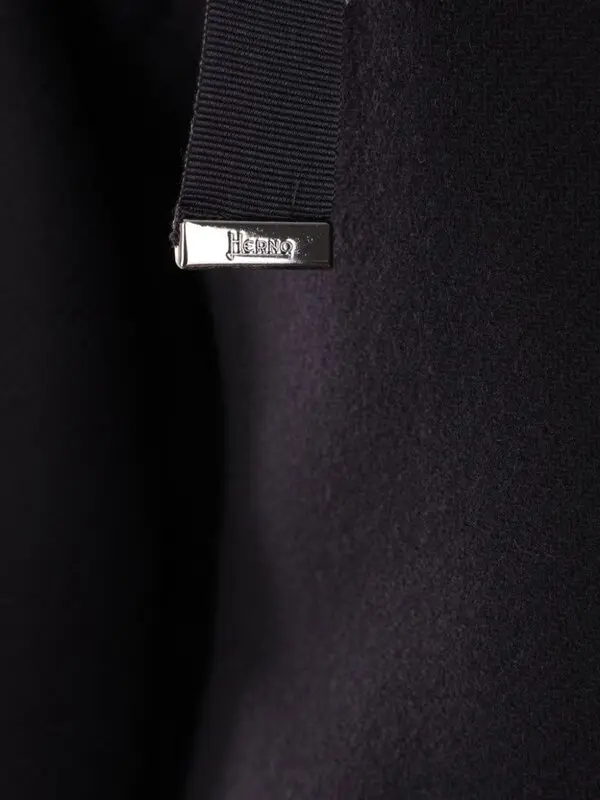 Herno A-line Lightweight Coat - Black