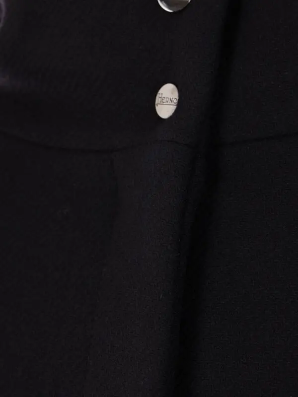 Herno A-line Lightweight Coat - Black