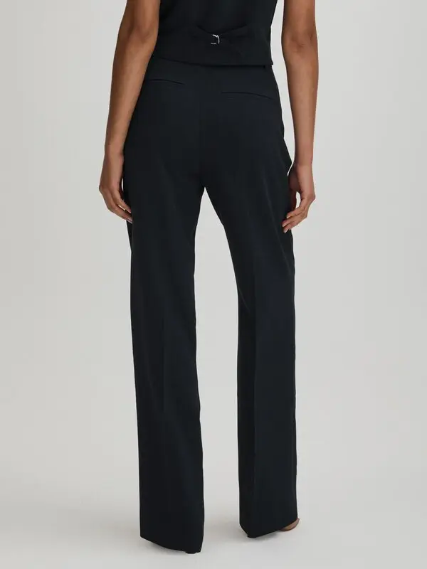 Good American High Rise Pleat Front Trousers