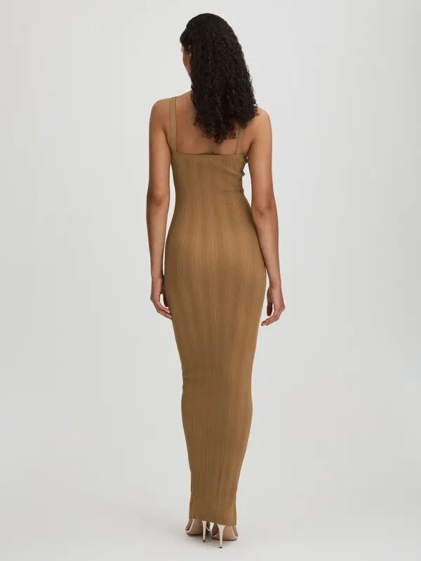 Good American Plisse Maxi Dress