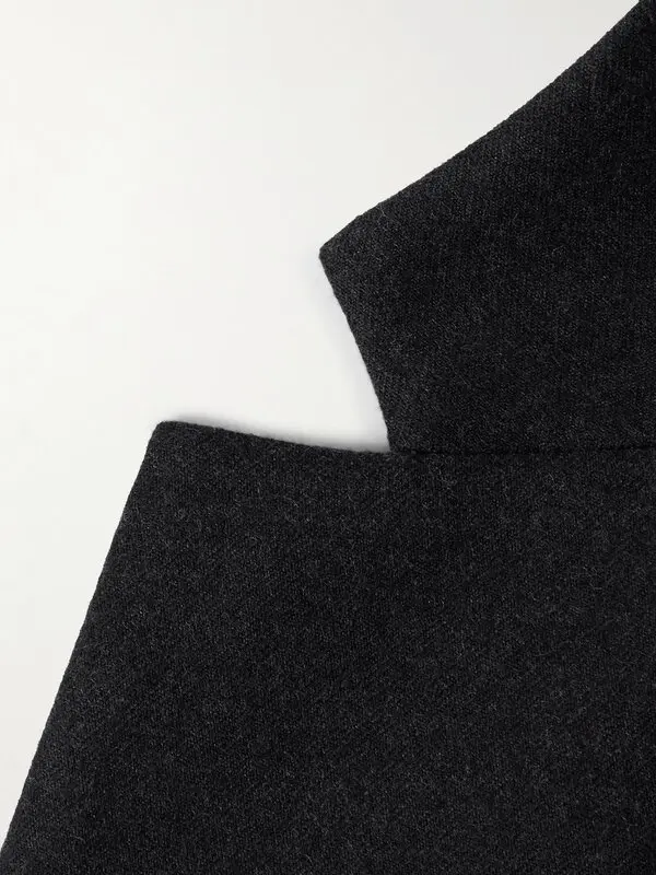 Barena Venezia Borgo Stretch-wool Flannel Suit Jacket - Black