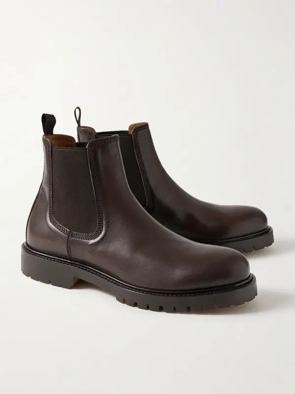 Officine Creative Boss Leather Chelsea Boots