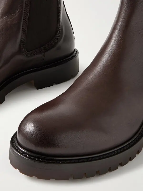 Officine Creative Boss Leather Chelsea Boots