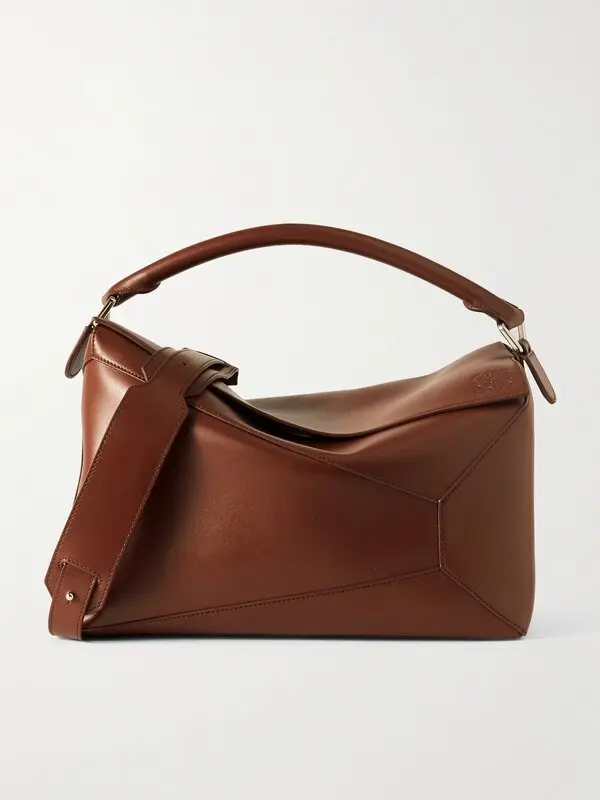 Loewe Puzzle Edge Large Messenger Bag - Brown