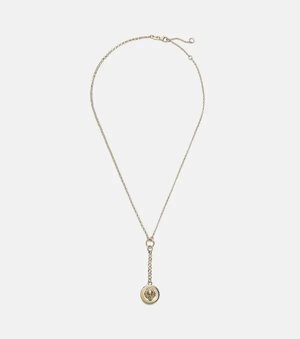 FOUNDRAE 18kt Yellow Diamond Pendant Necklace