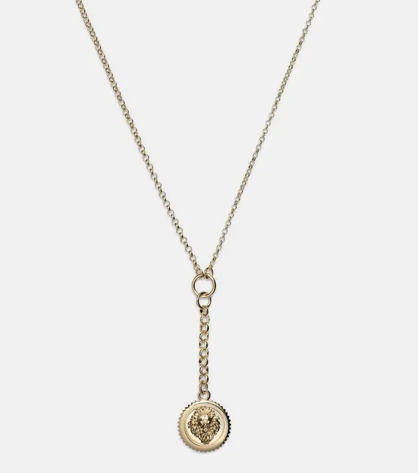 FOUNDRAE 18kt Yellow Diamond Pendant Necklace
