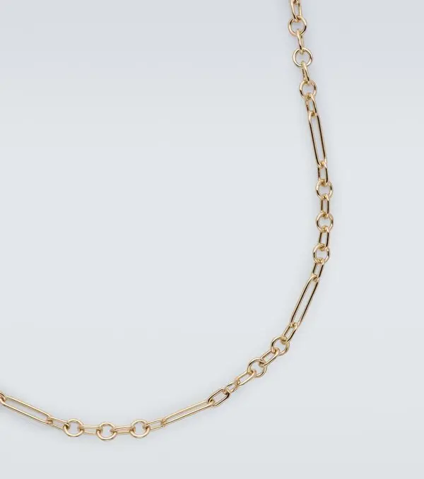 FOUNDRAE 18kt Yellow Mixed Clip Chain Necklace