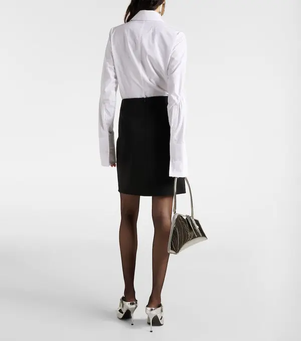 Sportmax Luigia Virgin Wool Miniskirt