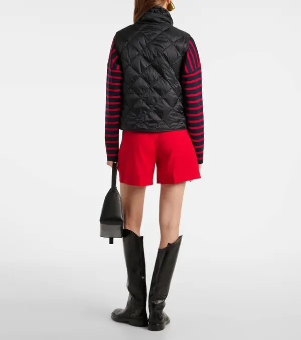 Max Mara The Cube Tregic Quilted Down Vest - Black