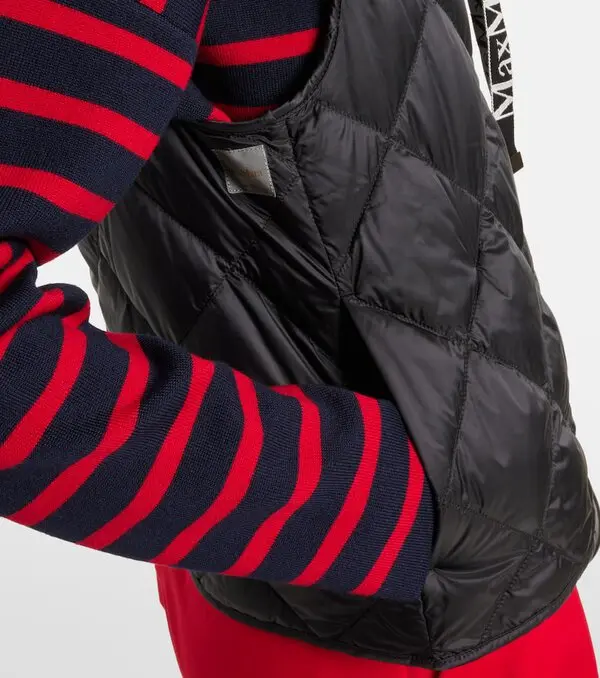Max Mara The Cube Tregic Quilted Down Vest - Black