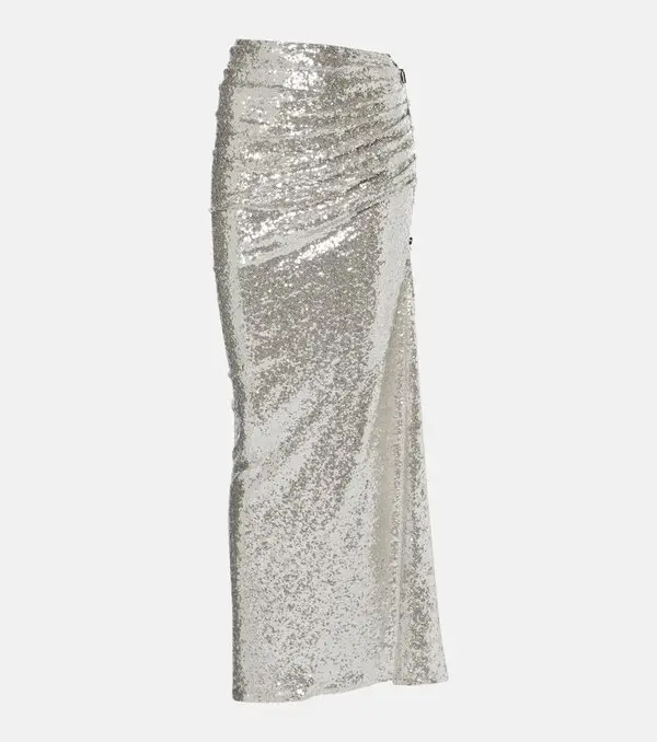 Maticevski Luna Sequined Maxi Skirt