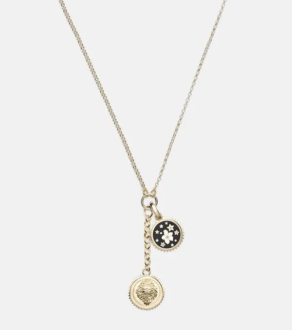 FOUNDRAE Strength Resilience 18kt Chain Necklace With Diamonds