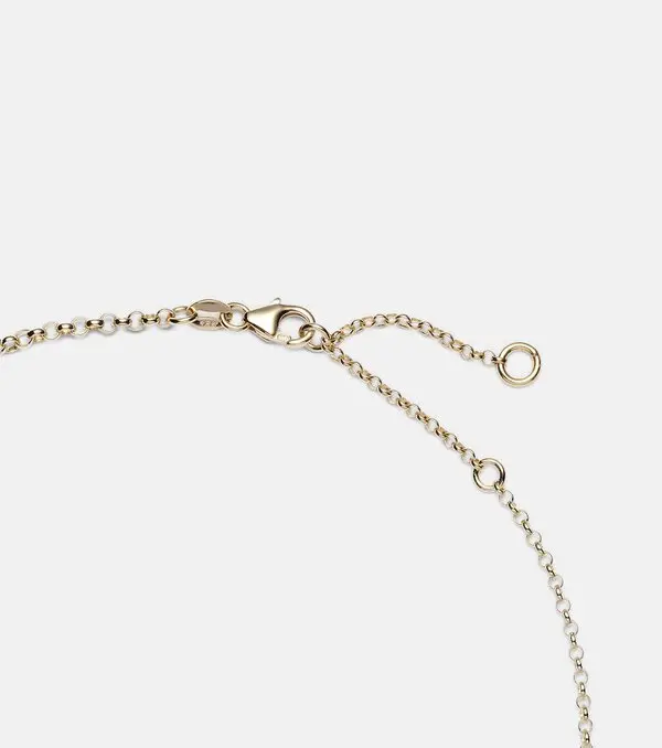 FOUNDRAE Strength Resilience 18kt Chain Necklace With Diamonds