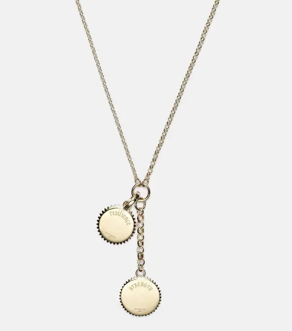 FOUNDRAE Strength Resilience 18kt Chain Necklace With Diamonds
