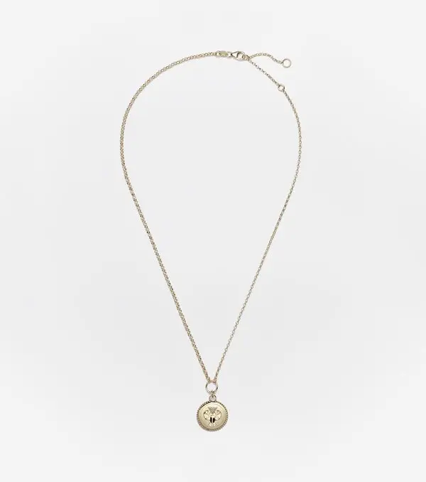 FOUNDRAE Protection Diamond Chain Necklace - Gold