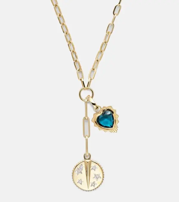 FOUNDRAE Resilience & True Love 18kt Charm Necklace