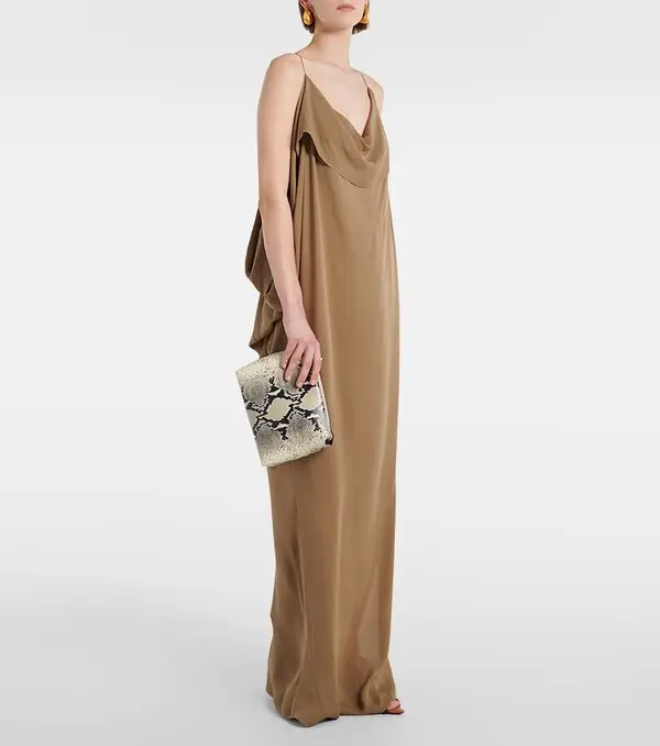 Khaite Dandora Draped Gown