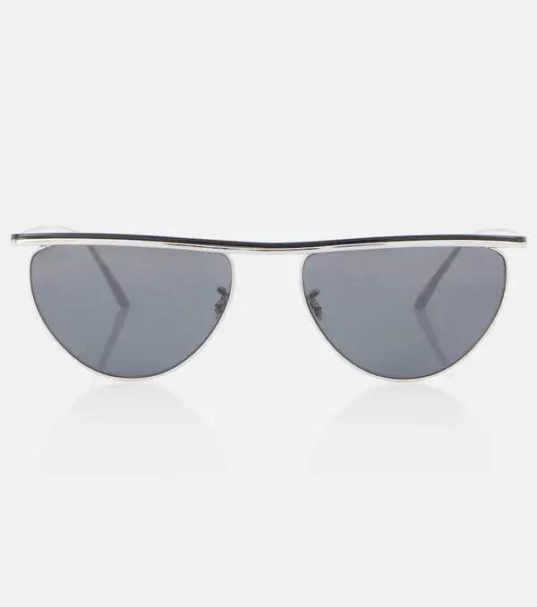 Khaite X Oliver Peoples Flat-top Sunglasses - Black