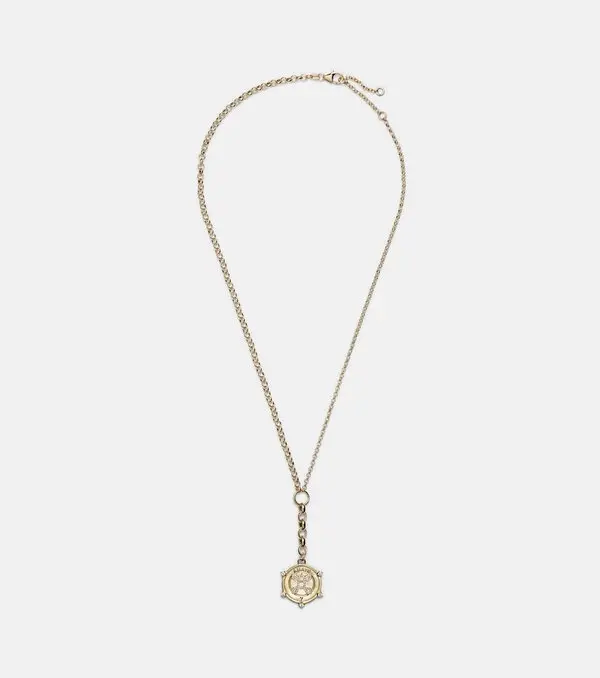 FOUNDRAE Amate True Love 18kt Chain Necklace With Diamonds - Gold
