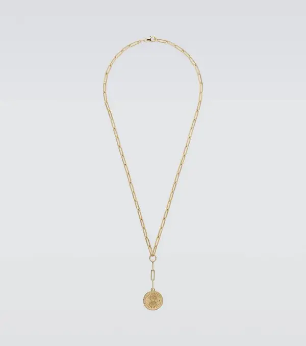 FOUNDRAE Karma Diamond Chain Necklace - Gold