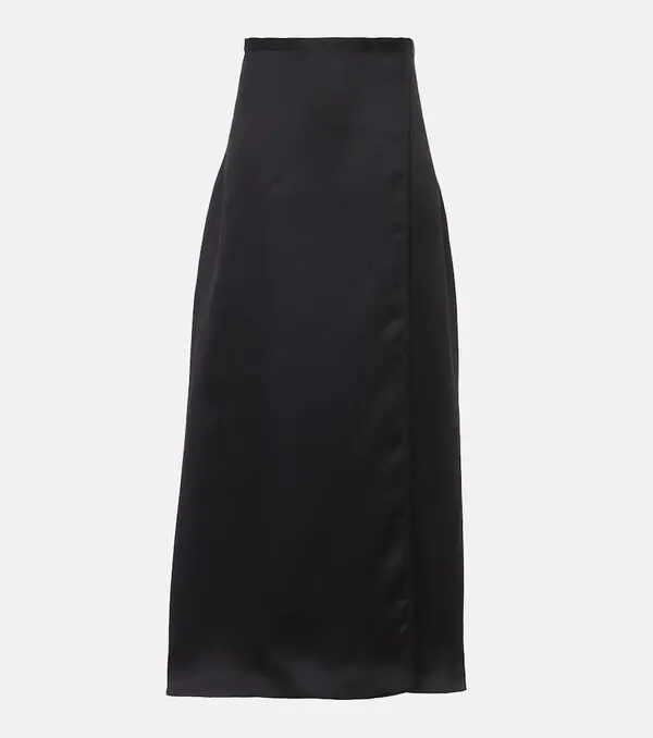 Khaite Mila Silk Maxi Skirt