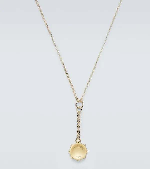 FOUNDRAE 18kt Yellow Diamond Pendant Necklace