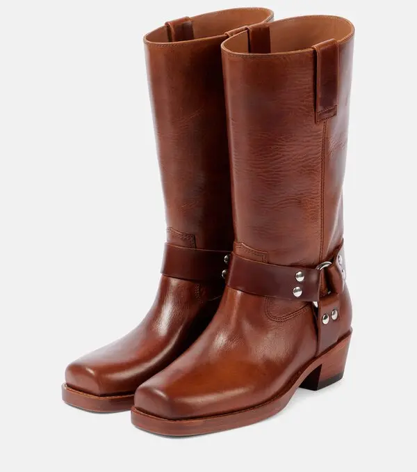 Paris Texas Roxy 45 Leather Boots - Brown