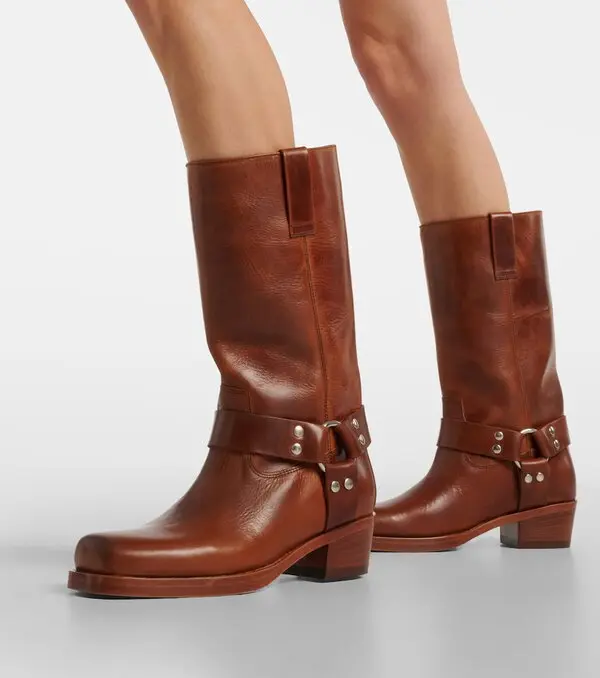 Paris Texas Roxy 45 Leather Boots - Brown