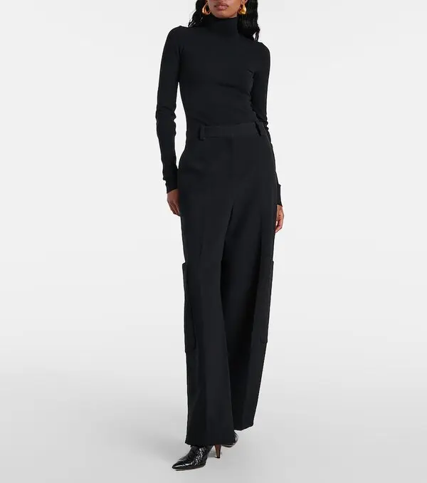Khaite Thea Wool-blend Bodysuit