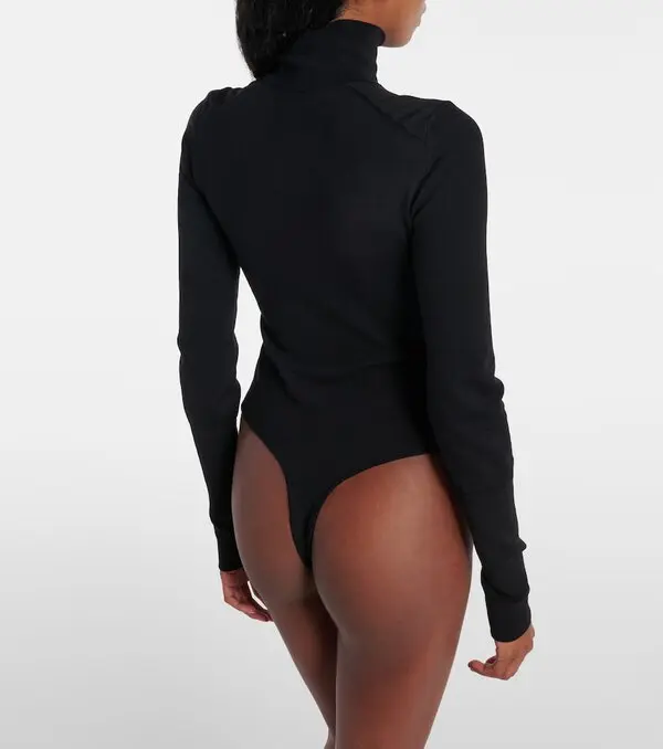 Khaite Thea Wool-blend Bodysuit