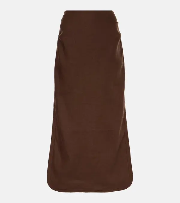 SIR. Jerry Linen Midi Skirt