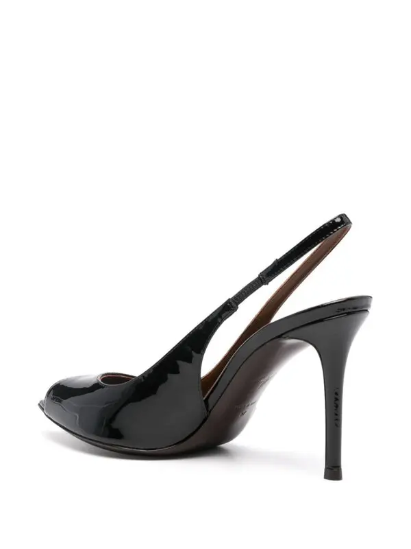GIUSEPPE ZANOTTI 90mm Intriigo Open Toe Sandals - Black