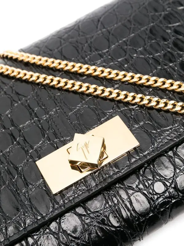 GIUSEPPE ZANOTTI Montserrat Clutch - Black