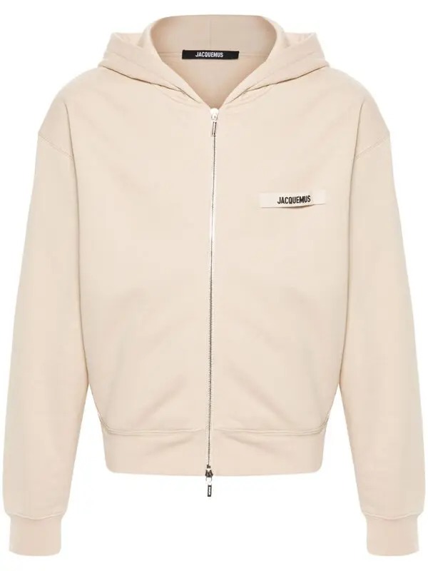 Jacquemus Le Hoodie Gros Grain Hoodie - Neutrals